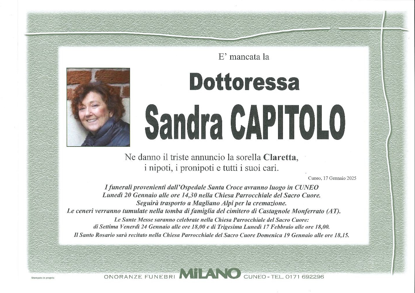 Milano: Onoranze Funebri Cuneo | Pompe Funebri Cuneo | Agenzia Funebre ...